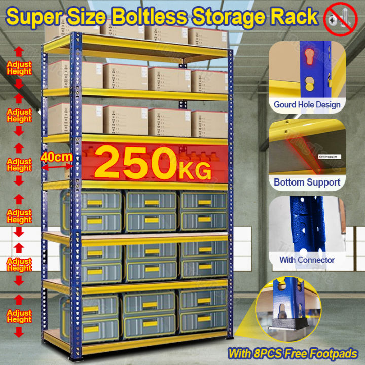 Fast Shipping UPSEN METAL SHELF 7/6/5/4-Tier Multipurpose Shelving Load ...