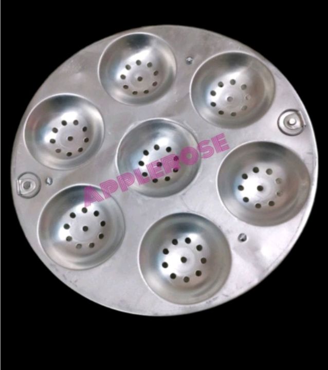 Aluminum Idly plate 7 kuli/idly thattu/single idly tray/ putu piring 7 ...