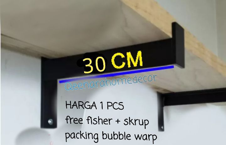 RAK SIKU BESI TEMPEL DINDING/HANGER SERBAGUNA | Lazada Indonesia