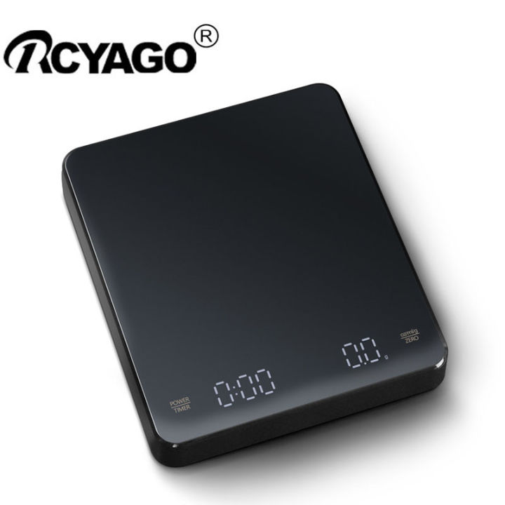 RCYAGO Digital Coffee Scale 3kg coffee scale Brewing Coffee Scale Touch ...