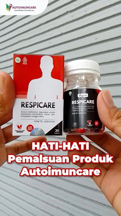 Obat Herbal Batuk Tuberkulosis (TBC) Asma Bronkitis Legakan Tenggorokan BPOM Respicare ...
