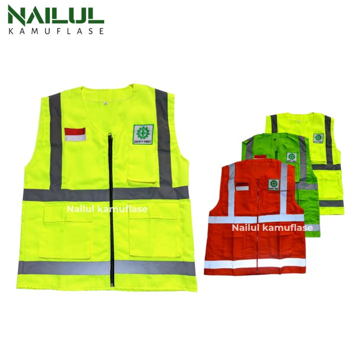 Rompi Safety K3 Proyek warna Stabilo | Lazada Indonesia