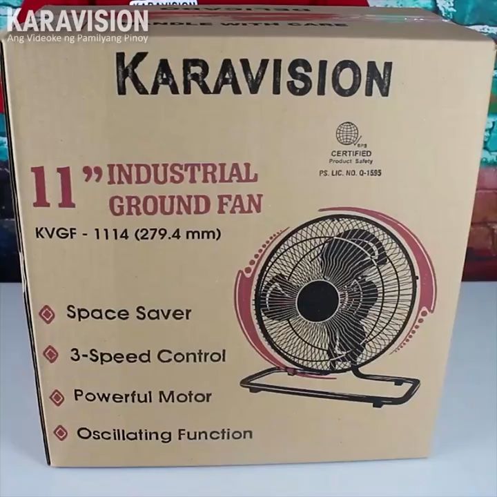 Karavision Ground Fan Metal Blade 11" (KVGF-1114) | Lazada PH