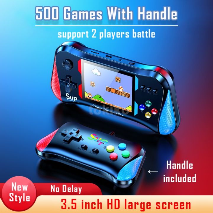 2 Players Console Connect TV Gameboy Nintendo Original 500 Games ...