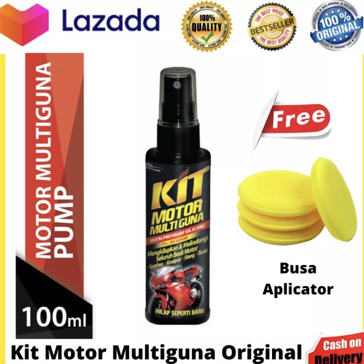 KIT Sprai Motor Multiguna Semprot 100 ml - Mengkilap Dan Melindungi ...