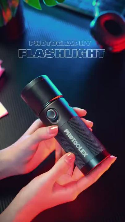 PHOTOOLEX New Release Four Colors Photography Flashlight Set 10W ...