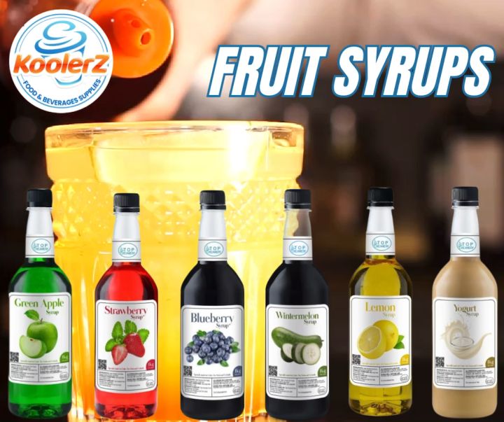 Top Creamery fruit Syrups 750ml | strawberry | Bleuberry | Yogurt ...