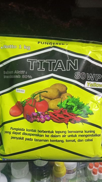 Titan Kuning fungisida berbentuk tepung kuning untuk mengendalikan ...