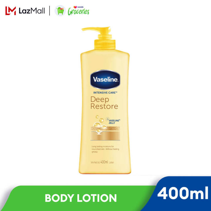 Vaseline Intensive Care Body Lotion Deep Restore 400ml Lazada
