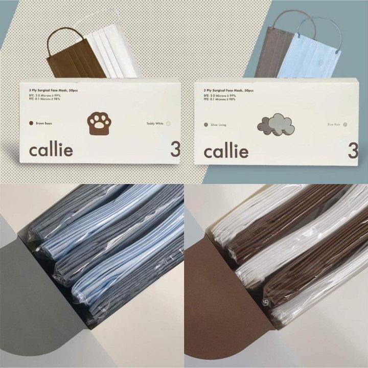 Ready StockCallie Surgical Mask 3ply | Lazada