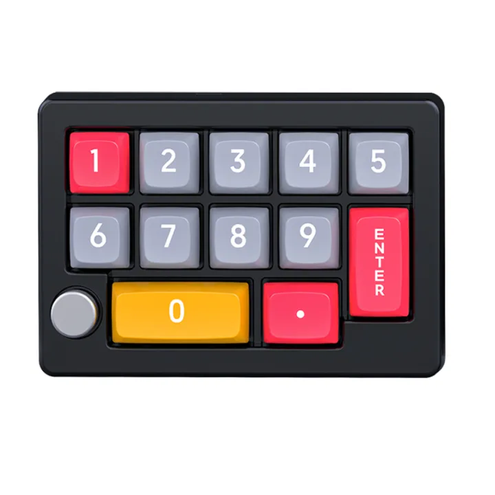 12Keys USB Mini Macro Mechanical Gaming Keyboard, Programming KeyPad ...