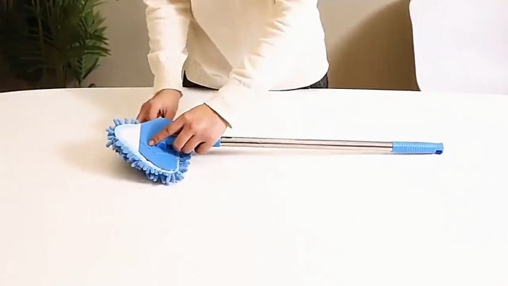 Creative triangle mop Water-absorbing Dust-removing Mop Can Rotate ...