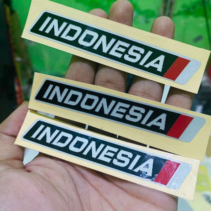 Stiker INDONESIA, stiker cutting tumpuk, real pict | Lazada Indonesia