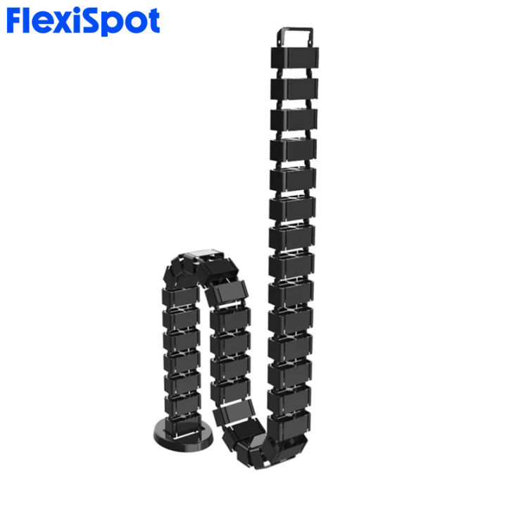 FlexiSpot CMP017 Cable Management Spine 47" Desk Cord Organizer Vertebrae Keep Cords Safer and ...