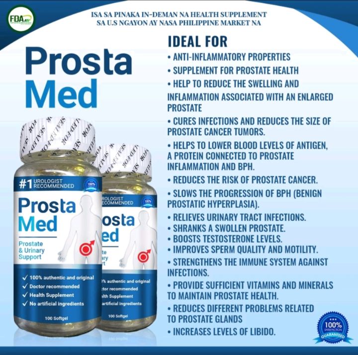 PROSTA MED for Pleasurable and Healthier Prostate / Improve Prostate ...