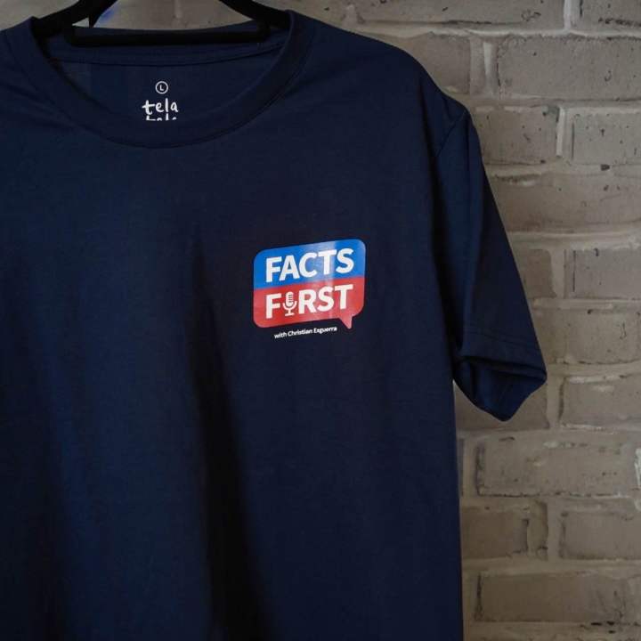 Facts First Shirt [#JustTheFacts] Midnight Blue | Lazada PH