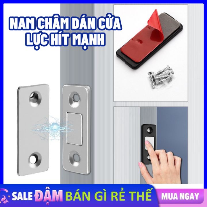 Bộ Nam Châm Hít Cửa Tủ Tự Động - Nam Châm Gắn Cửa Lực Hút Cực Mạnh ...