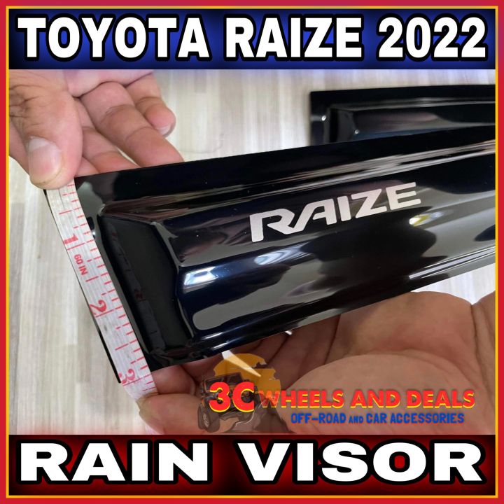 TOYOTA RAIZE 2022 RAIN VISOR (MUGEN TYPE) | Lazada PH