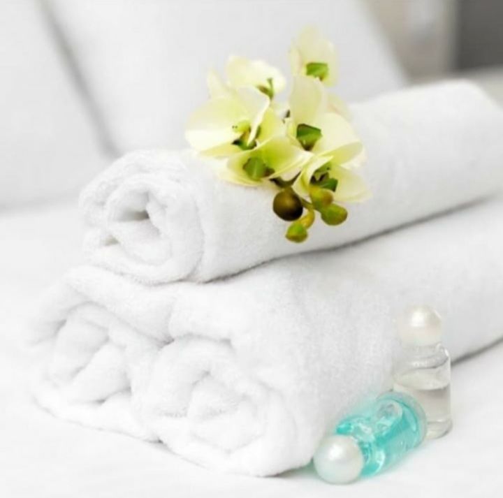 Handuk Hotel Hand Towel Putih Polos Tebal 35x70cm | Lazada Indonesia