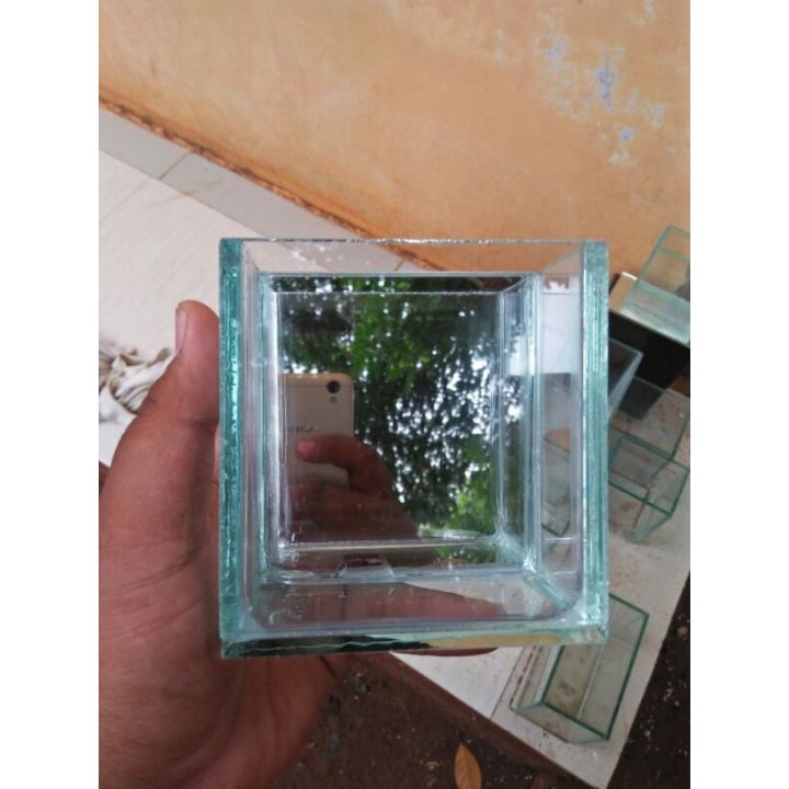 Soliter selfie belakang cermin ukuran 10x5x10 soliter cupang | Lazada ...