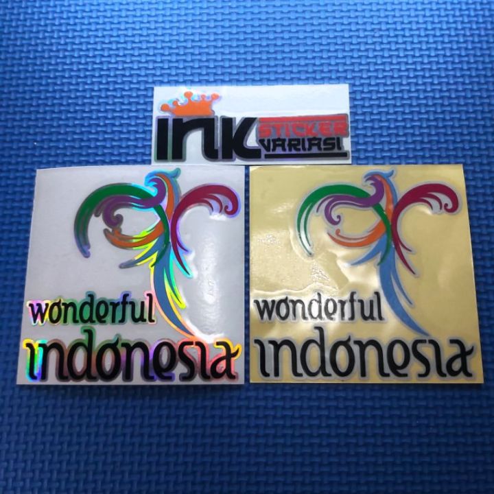 Sticker WONDERFUL INDONESIA cutting | Lazada Indonesia