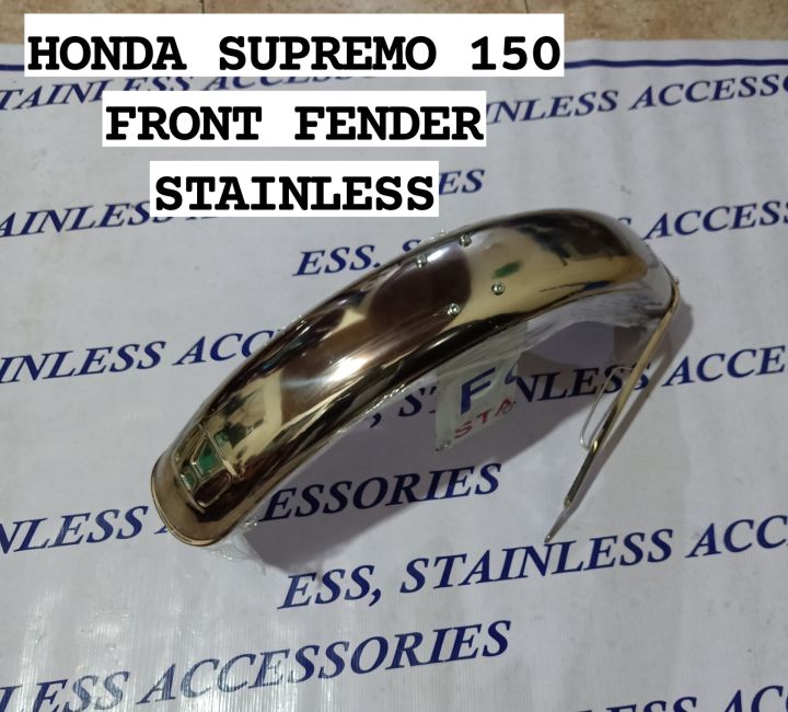 HONDA SUPREMO FRONT FENDER STAINLESS 1.2kapal | Lazada PH