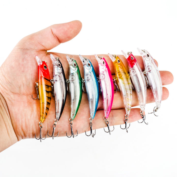 Fishing Gear 6.5cm/6.5g Sinking Minnow Fishing Lure Water Long Throw Lure Hard Bait Minnow ...