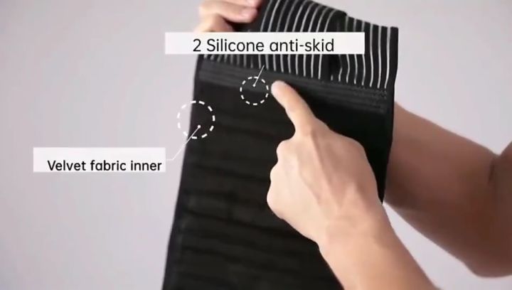 Lumbar Support Brace with 6 Stays Anti-skid Double Pull Lower Back ...