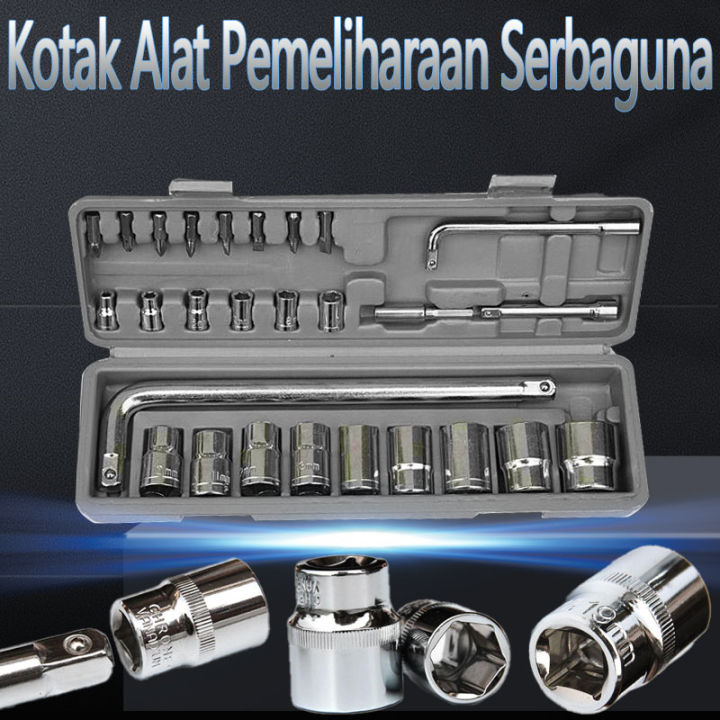 Kunci Socket / sok set 27 Pcs /Kunci Sok Set 27 Pcs Original ...
