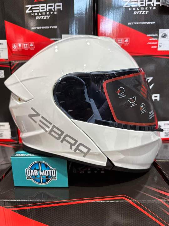 Zebra Ritzy Modular Helmet | Lazada PH