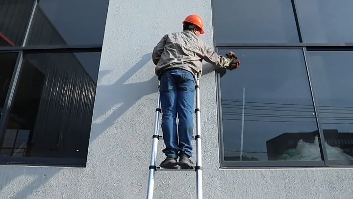 DIY ladder heavy duty ladder foldable ladder folding 6 step telescopic ...