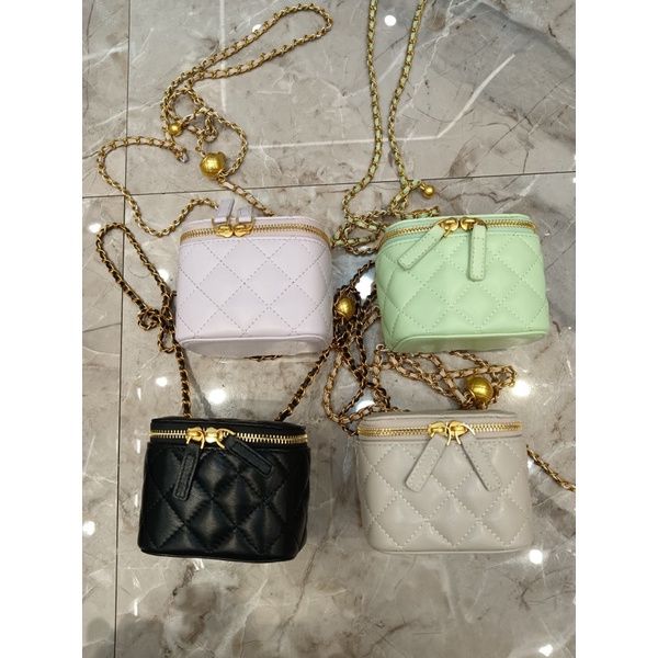 CC Lisa ใบเล็กมินิน่ารัก กระเป๋าหนังแกะ แบรนด์Lovera | Lazada.co.th