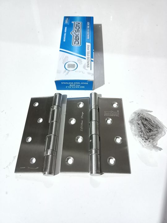 Engsel dekson stainless steel ecoline 4"x3"x2mm 2BB / Engsel pintu ...