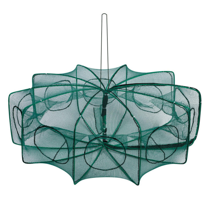 Fisherman Portable Collapsible Fishing Net Mesh Cage Trap Fishing Gear ...