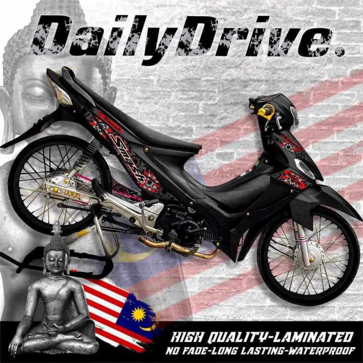 Suzuki SMASH 115 Decal Sticker Stock Size Sun Concept 1 | Lazada PH