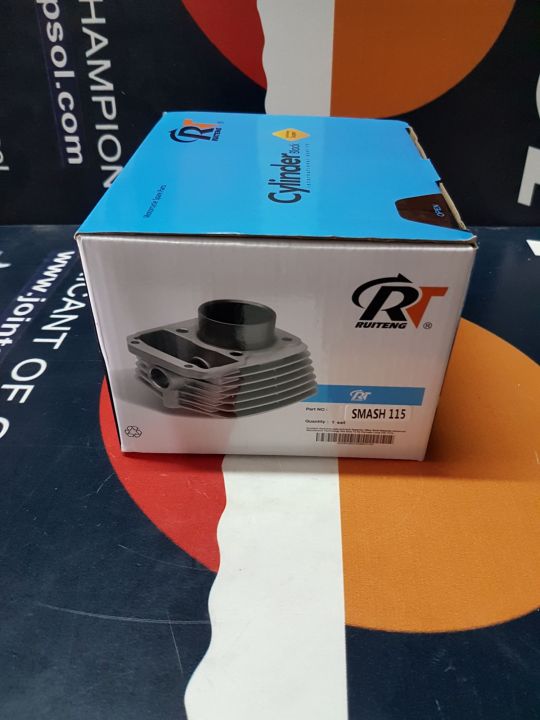 Suzuki Smash 115 CYLINDER BLOCK COMPLETE WITH PISTON KIT and TOP GASKET ...