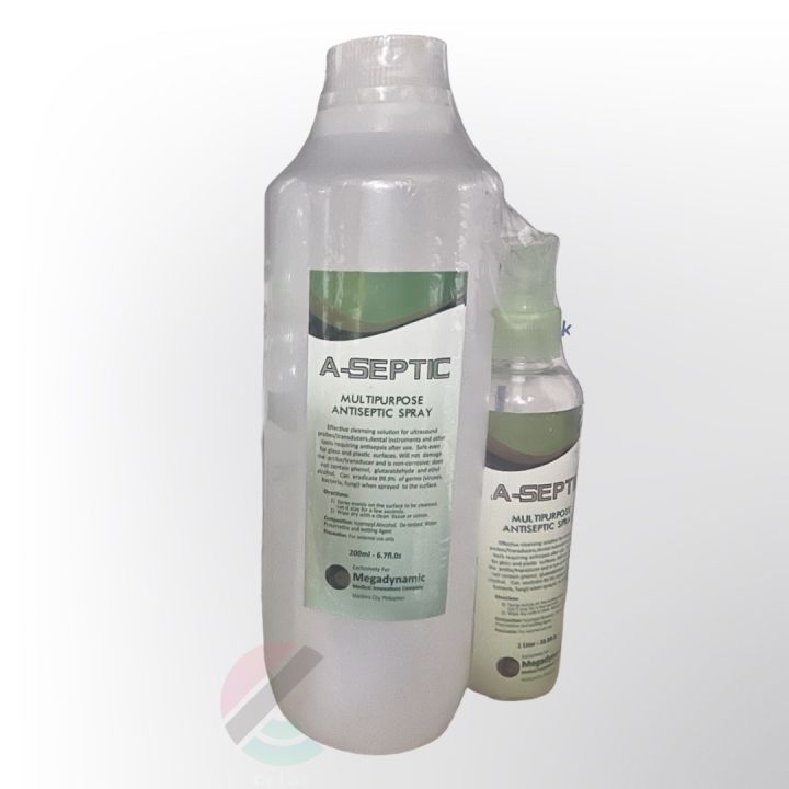 A-SEPTIC Ultrasound Probe/ Ultrasound Transducer Cleaner 200ml with ...