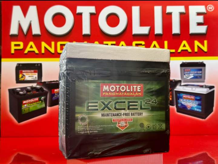 MOTOLITE 2SMF EXCEL Maintenance Free Car Battery 2SM D26L D26 N50L N50 ...