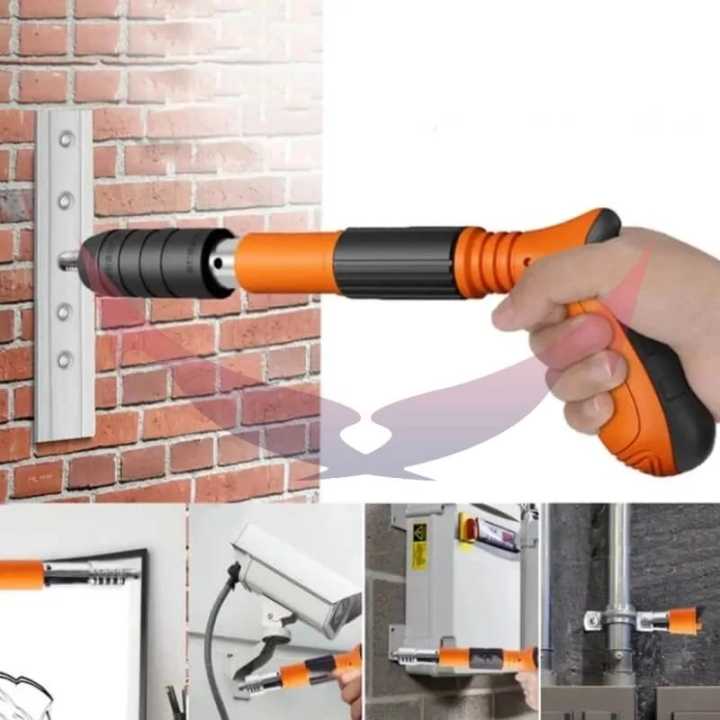 beton nail gun paku tembak pistol paku baja manual rivet tufting beton ...