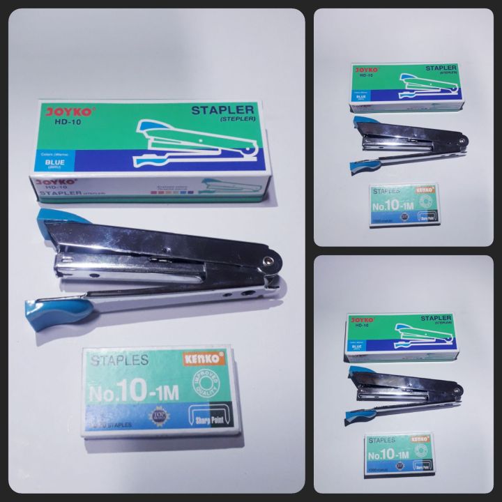 STAPLER JOYKO/KENKO plus ISI STAPLER ukuran HD 10 | Lazada Indonesia