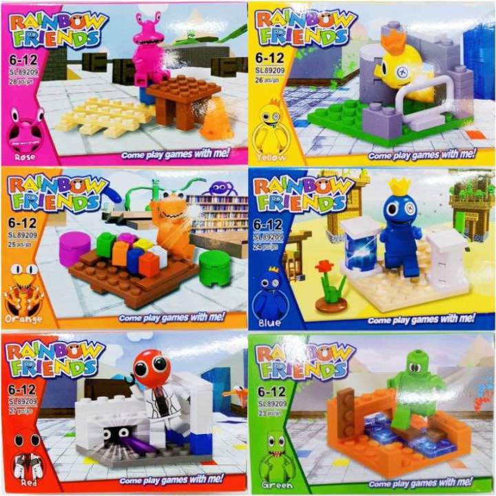 6 in 1 Rainbow Friends Building Blocks 23-29pcs | Lazada PH