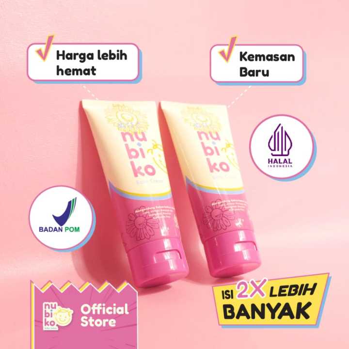 Paket Nubiko - NUBIKO Baby Cream Aloe Vera & Sunflower | Lazada Indonesia