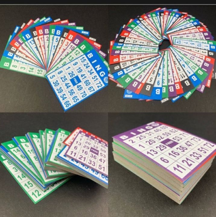 bingo cards 1pck 50 and 100 pcs bingo cards | Lazada PH