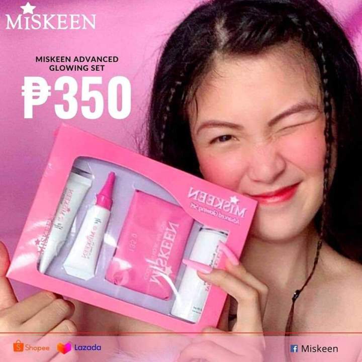 Miskeen Advanced Glowing Set with freebies | Lazada PH