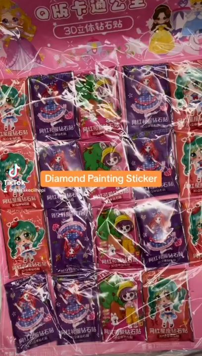 Paket Usaha DIY Diamond Painting Sticker Sanrio / Zodiac (20pis ...
