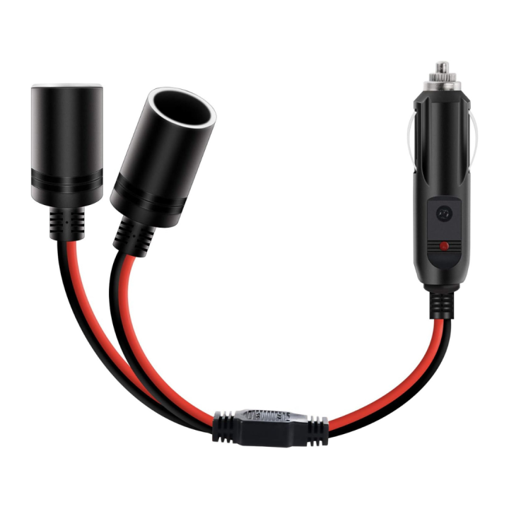 Nilight Car Cigarette Lighter Splitter Plug Socket 2-Way Splitter ...