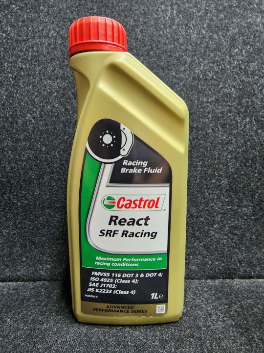 Castrol React SRF Racing น้ำมันเบรคสำหรับรถแข่งขนาด 1 ลิตร | Lazada.co.th