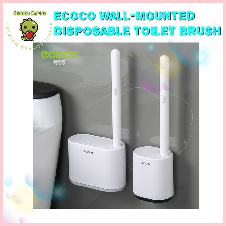 [Must buy 🤫]Ecoco Wall Mounted Disposable Toilet Brush | Lazada
