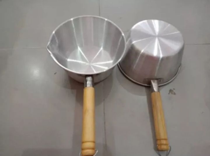 Panci almunium gagang kayu | Lazada Indonesia