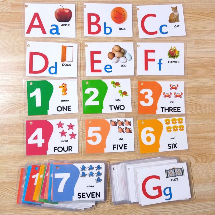 alphabet and numbers 1 - 20 laminated bundle educational flash cards ...